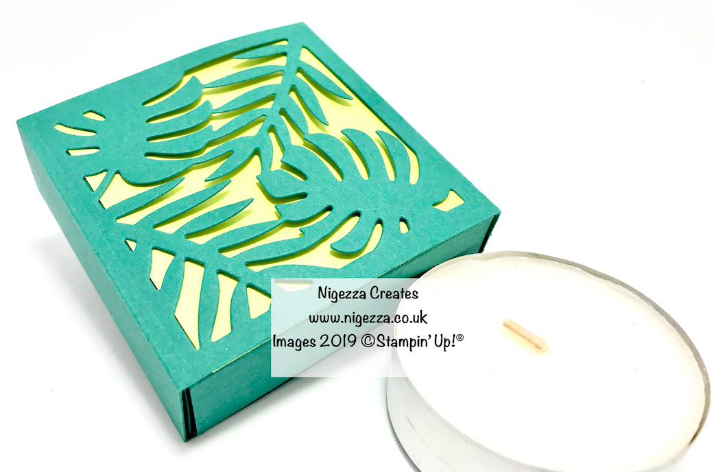 Nigezza Creates: Tropical Chic Large Tea Light Shadow Frame Gift Box