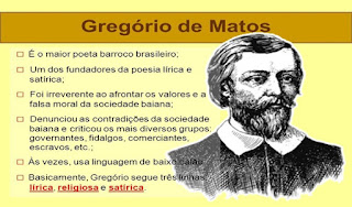 ESPAÇO CULTURAL DA ZAZA: GREGÓRIO DE MATOS - POETA BRASILEIRO