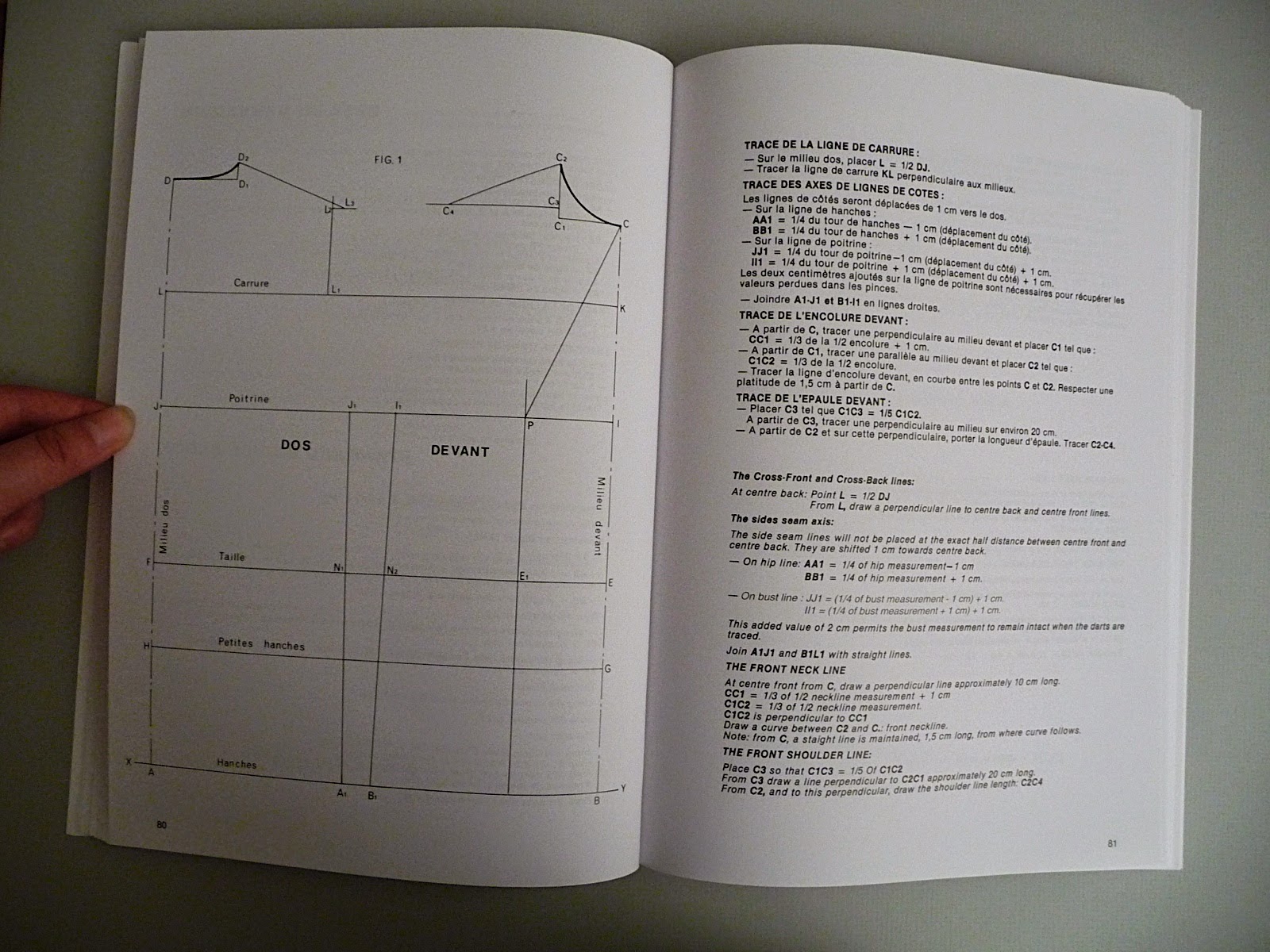 ESMOD Pattern Drafting Textbook - modelist kitapları