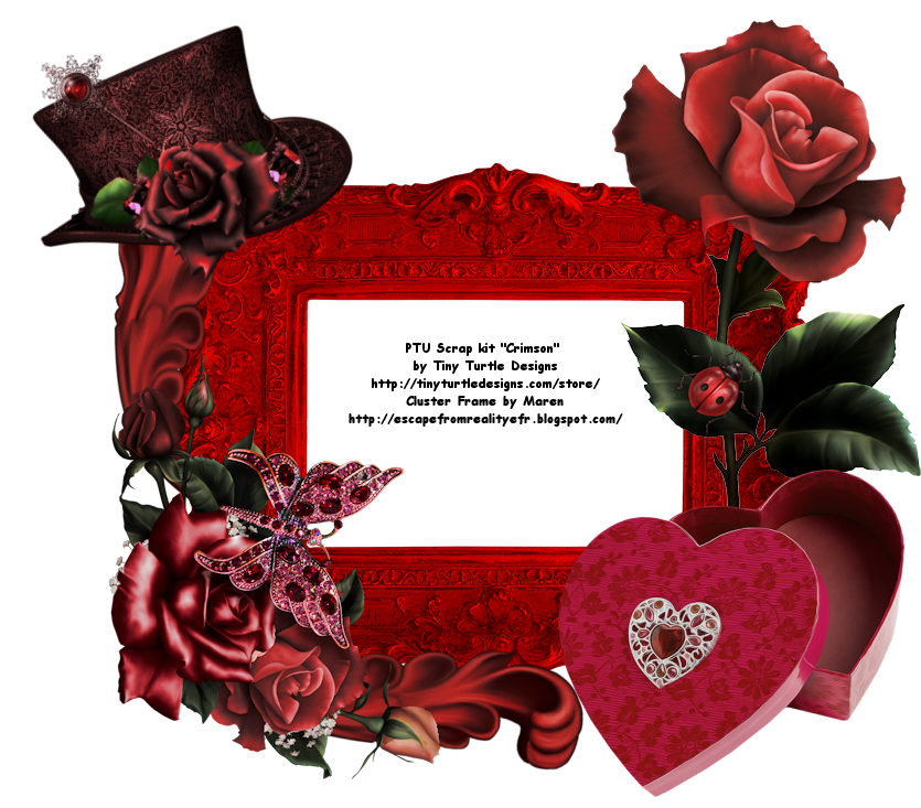 Escape From Reality Blog: FTU Clusters & Cluster Frames 'Crimson'