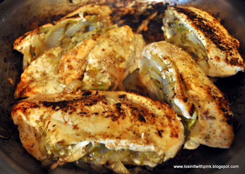 Losin' it with PINK: BBQ Green Chili Chicken