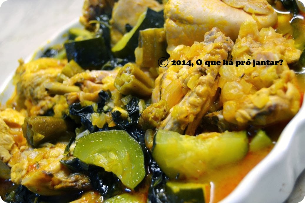 O que há pró jantar?: Moamba de galinha