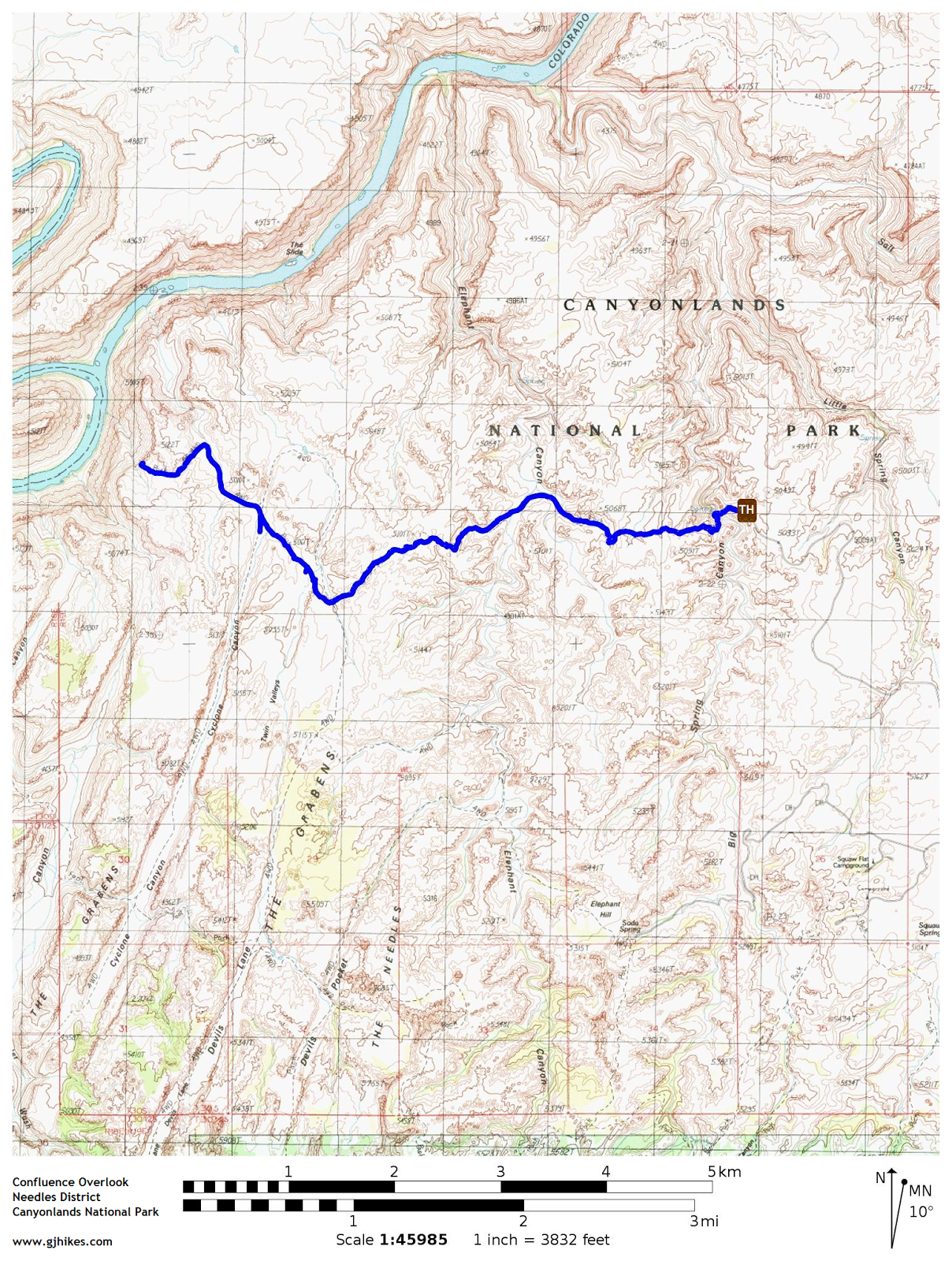 gjhikes.com: Confluence Overlook