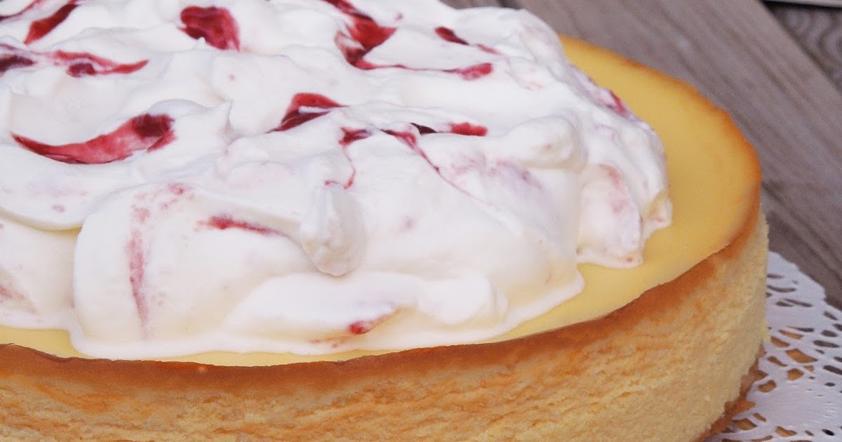 Live to Bake: Cheesecake z bielej čokolády s malinovou šľahačkou