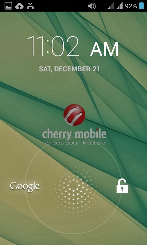 Cherry Mobile Sonic Back View