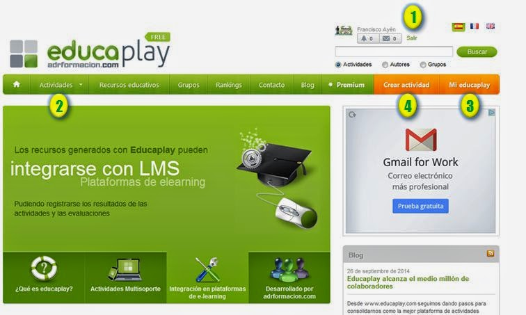 Profesor de Historia, Geografía y Arte: Tutorial Educaplay (2) Actividad mapa interactivo