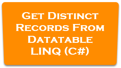 Get Distinct Records From Datatable using LINQ C# | Codingvila