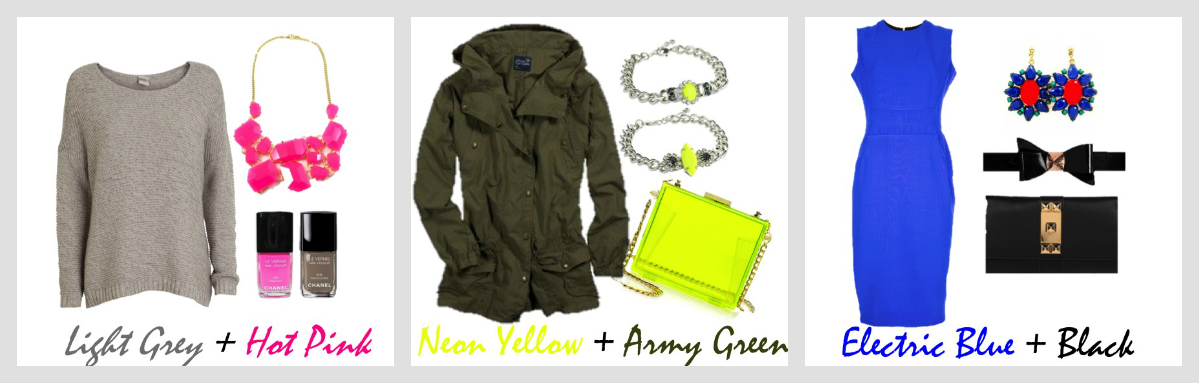 FashionxPhilosophy: Color Pairing: Neon + Neutrals