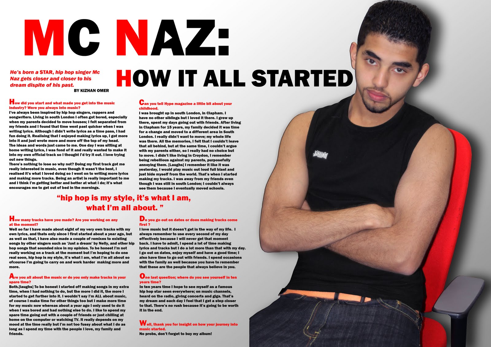 Kizhan's Hip Hop Music Magazine: HYPE Magazine Evaluation