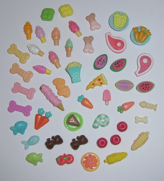 Littlest pet shop blogi: Lps ruokia ja tarvikkeita / food