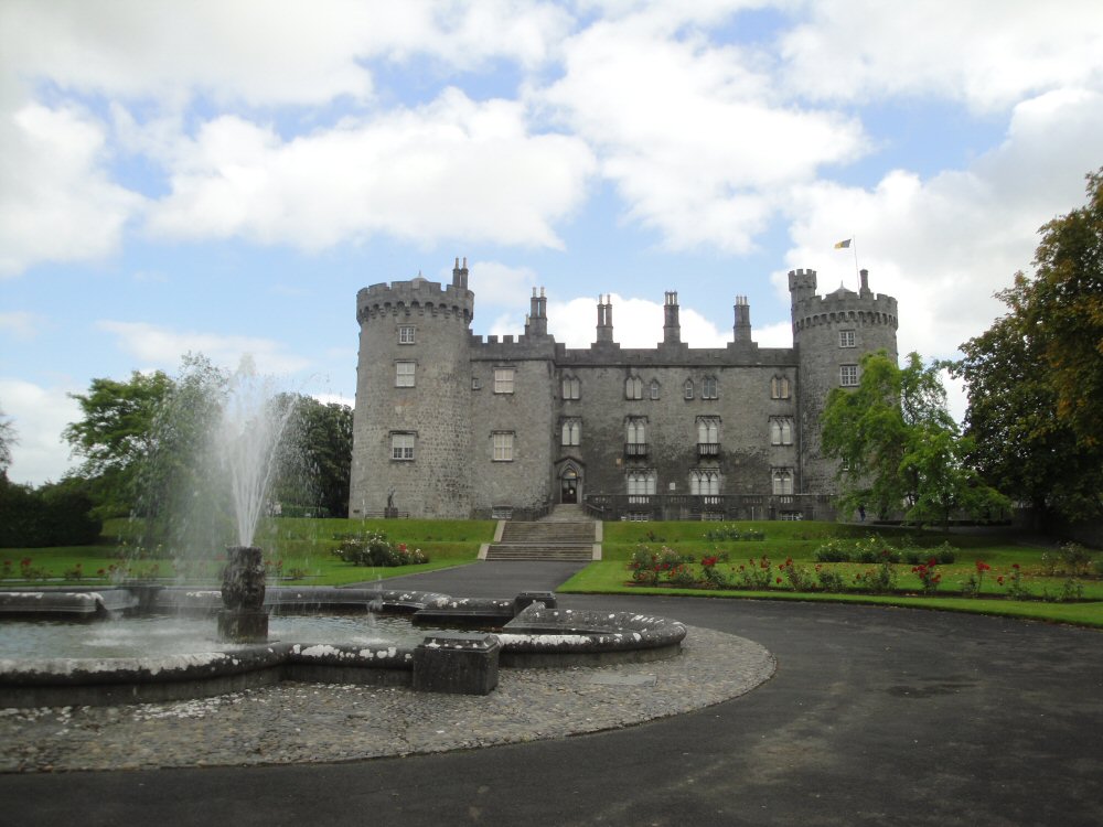 The Kilkenny Castle site dates back to a timbered castle orginally ...