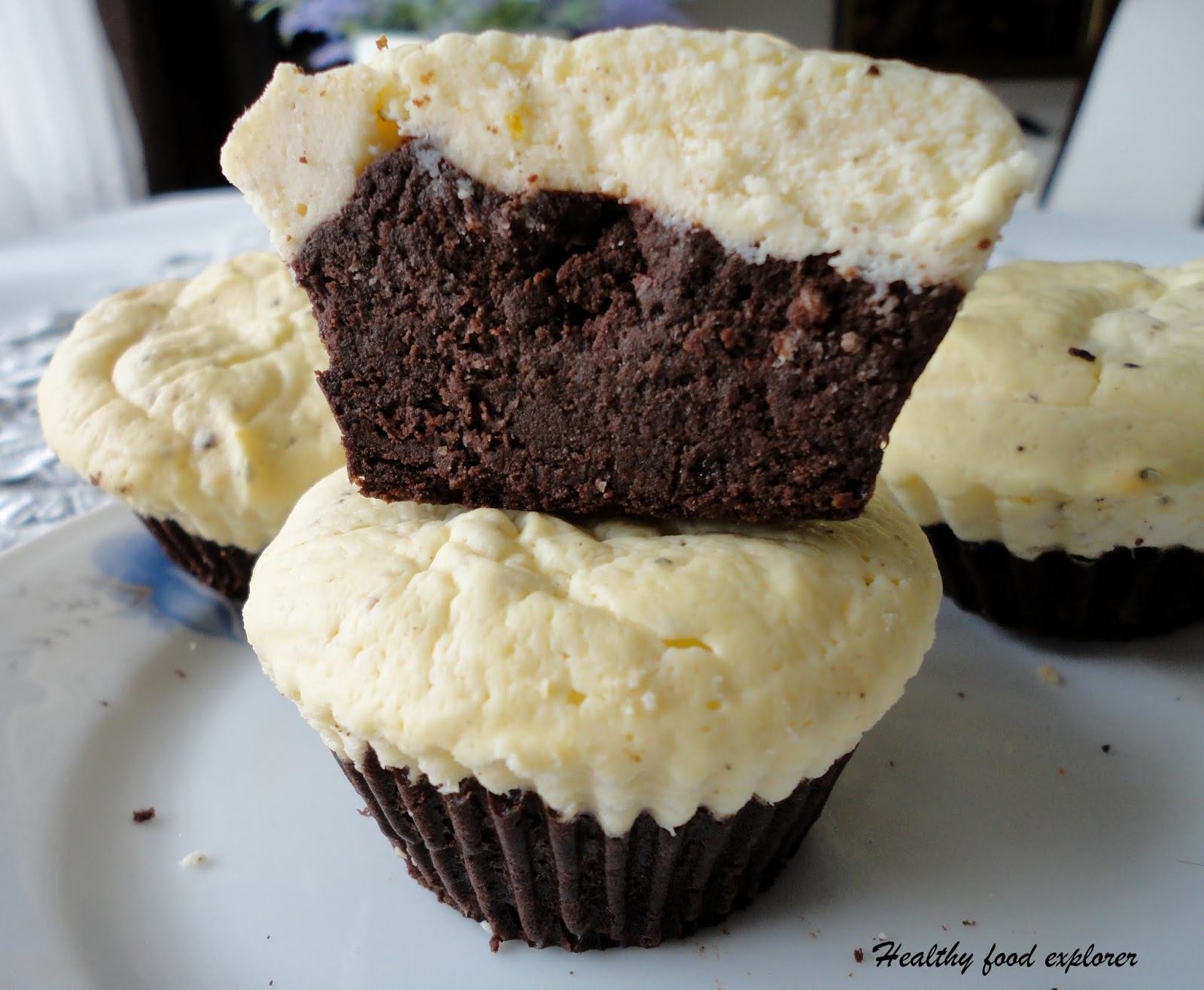 Healthy food explorer : Bezglutenowe muffinki sernikobrownie