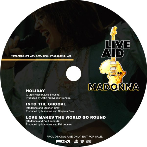 Madonna FanMade Covers: Live Aid, July 13th 1985