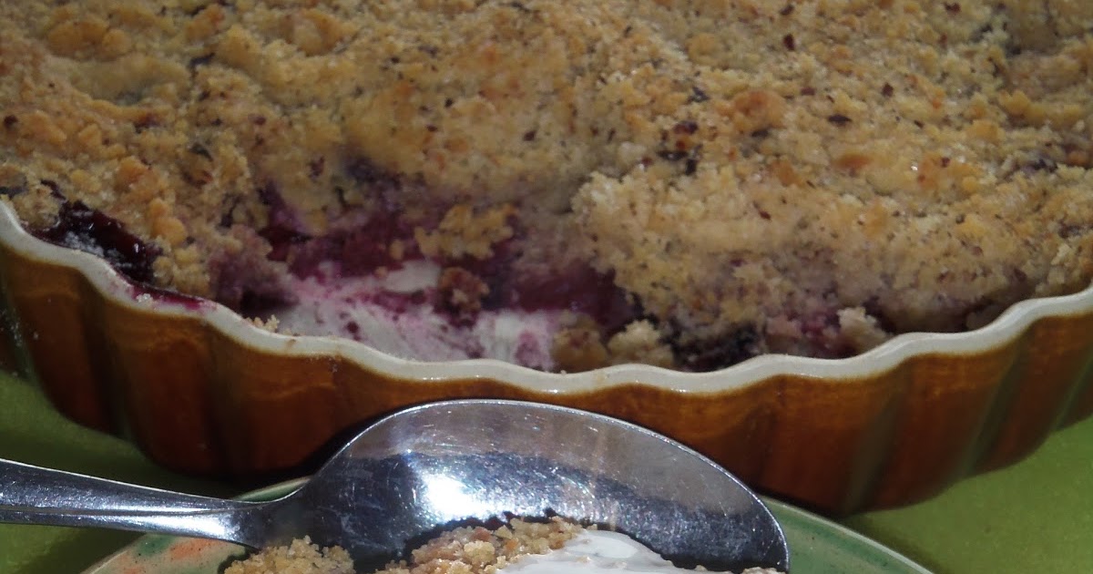 Fun as a Gran: Hazelnut crumble