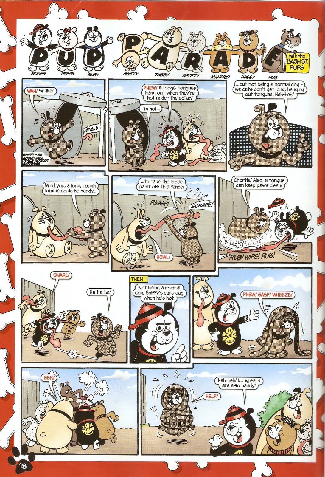 Wacky Comics!: Pup Parade - with the Bash Street Pups!