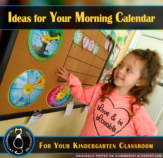 Glimmercat Education: Ideas for Your Morning Calendar in Your ...