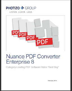Nuance PDF Converter analysis now available