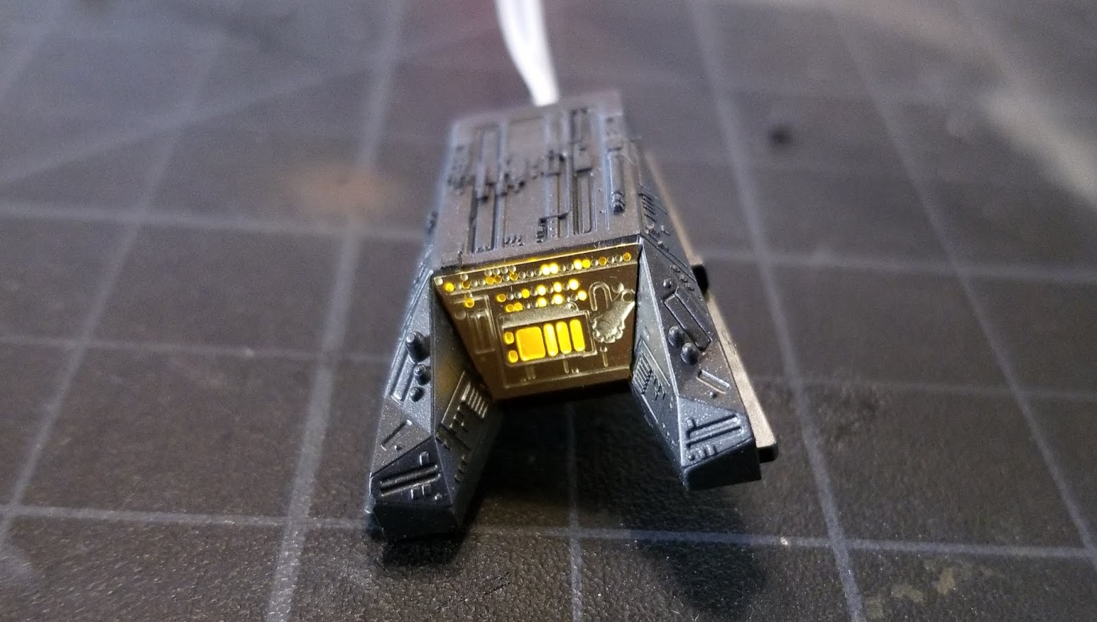 Bandai 1/48 scale X-Wing Model Build: Pt II Cockpit Assembly, Photo ...