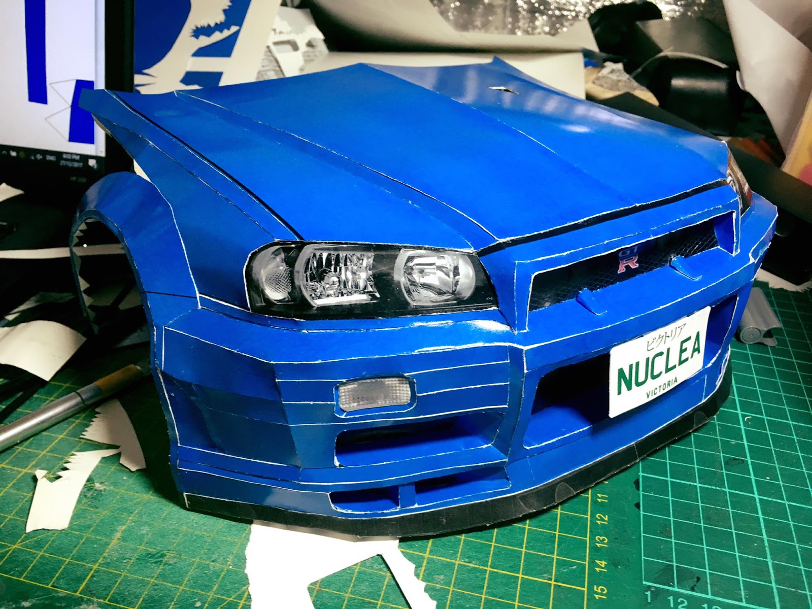 Paper Replika: Nissan Skyline r34 Paper Download