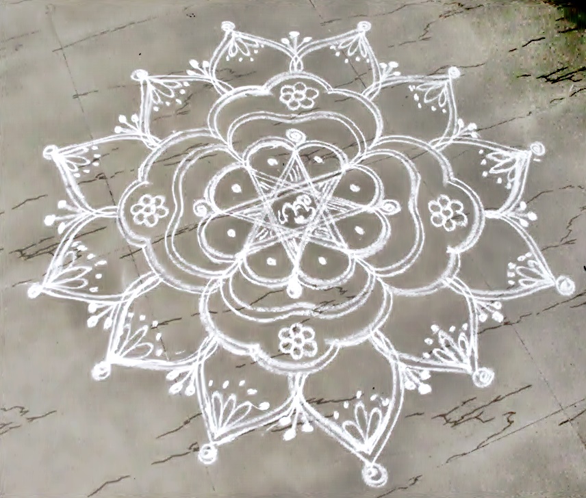 Varalaxmi Vratham Kolam - Varalakshmi viratham Rangoli Design