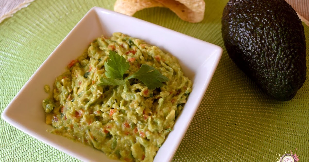 Guacamole. Receta tradicional mexicana - Sabrina´s Sea of Colors