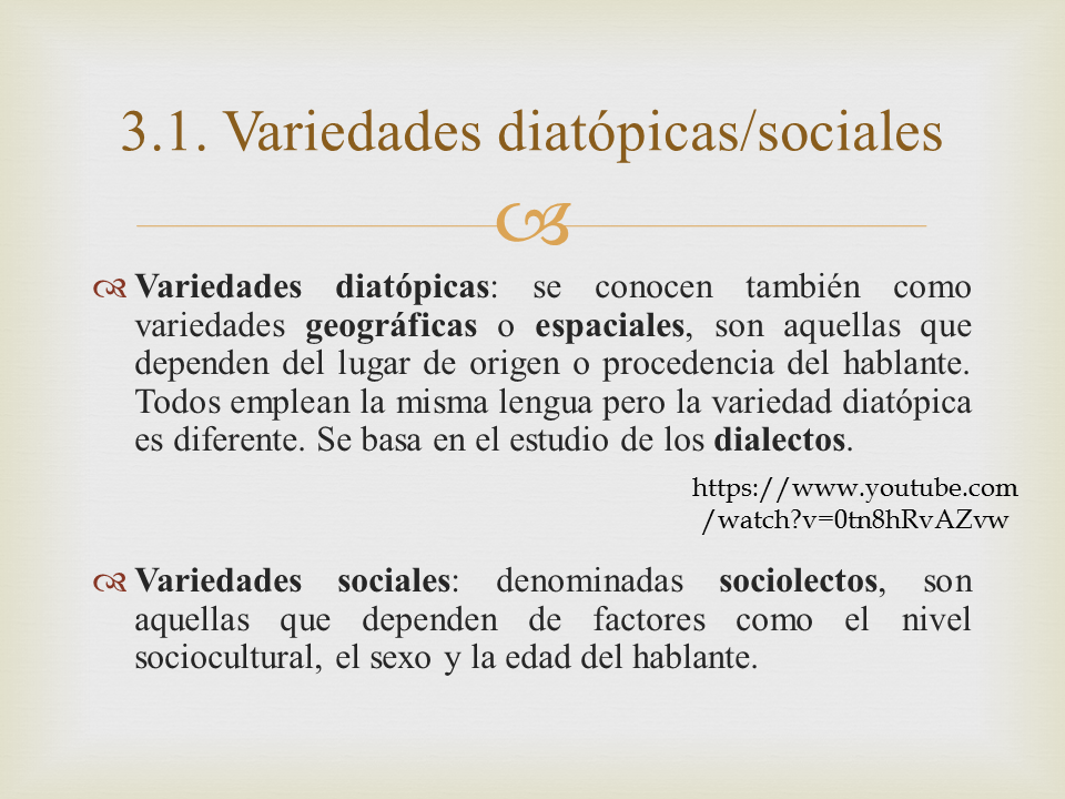 Letras y Sentimiento: Las variedades sociales y funcionales
