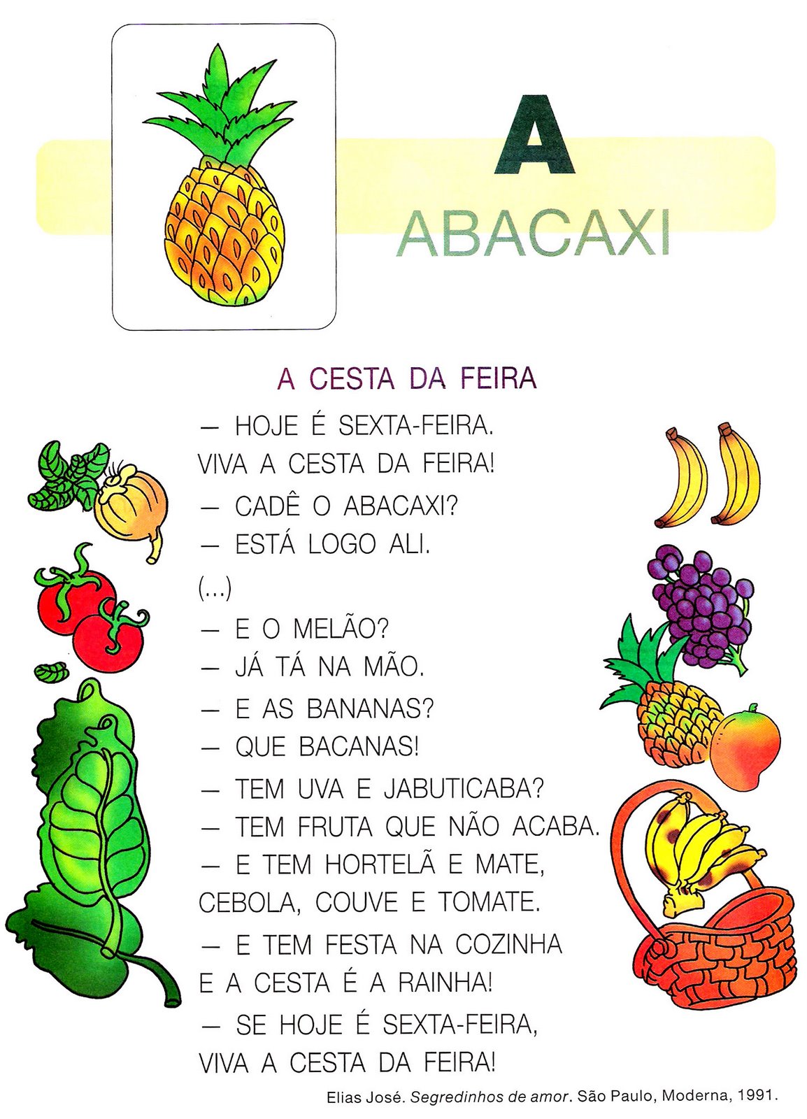 84 textos para alfabetização O texto Um bichinho diferente ensina as ...