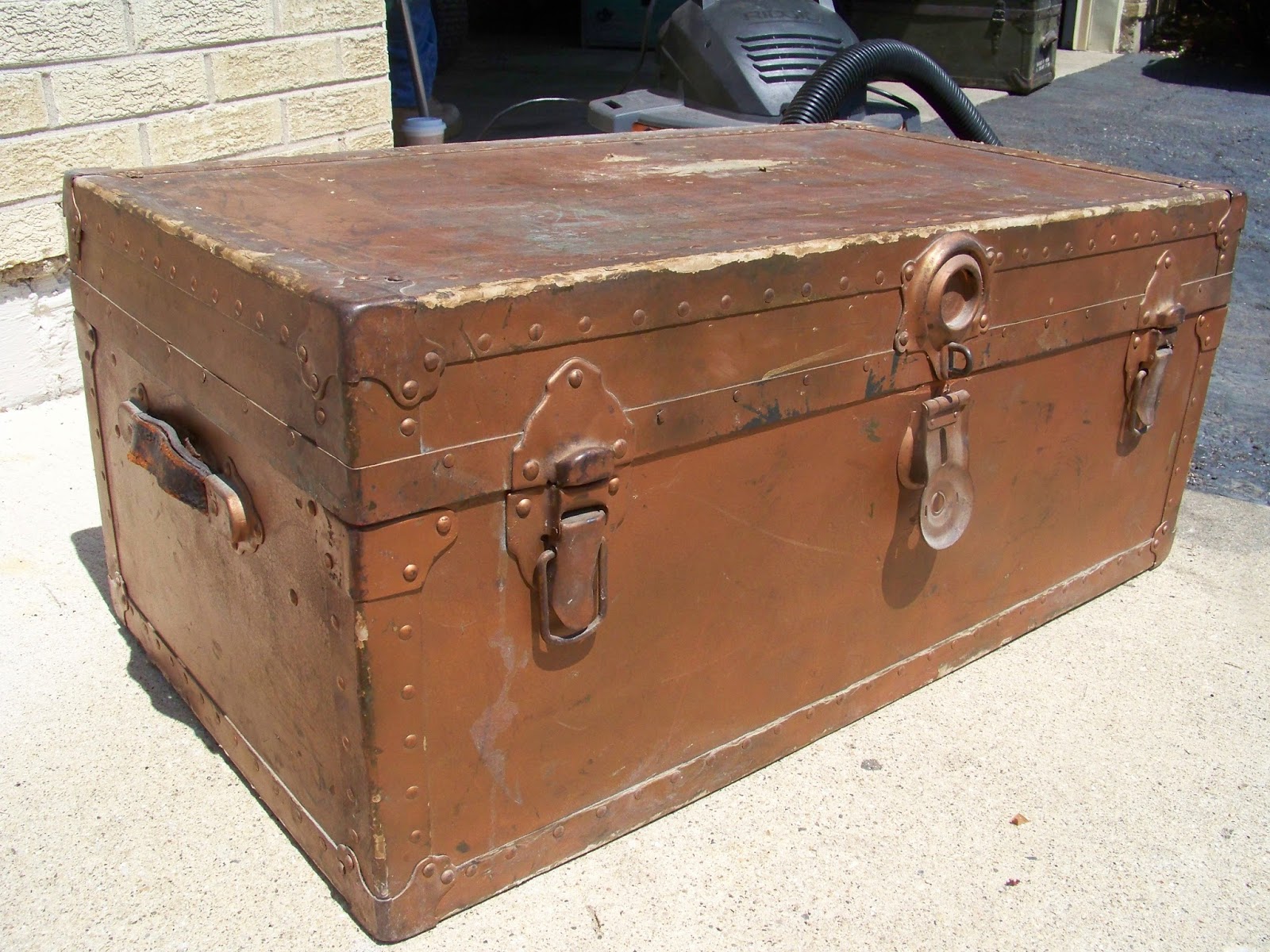 Red Revival: Repurposed Army Trunks