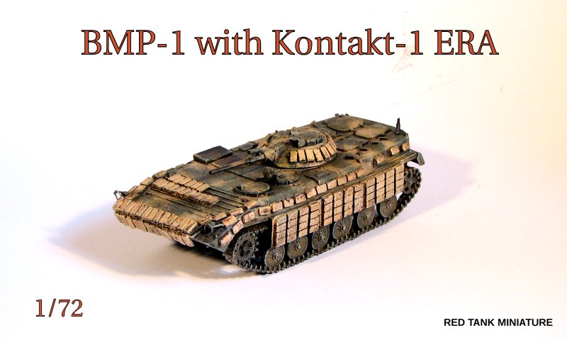 Gulumik Military Models: BMP-1 with Kontakt-1 ERA 1/72