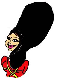 deQrAra: sanggul bonggol unta haram