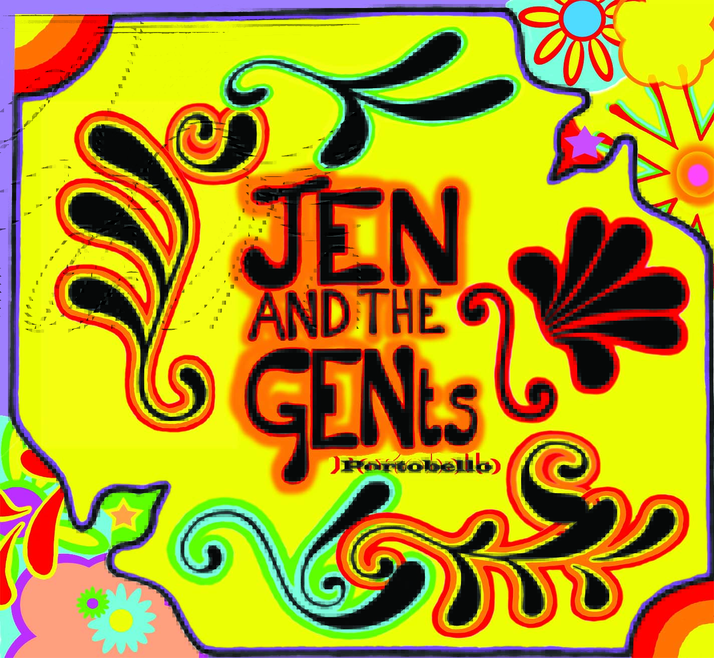 LsdiamondProductions: Jen and the Gents - Album Cover Designs - 2012
