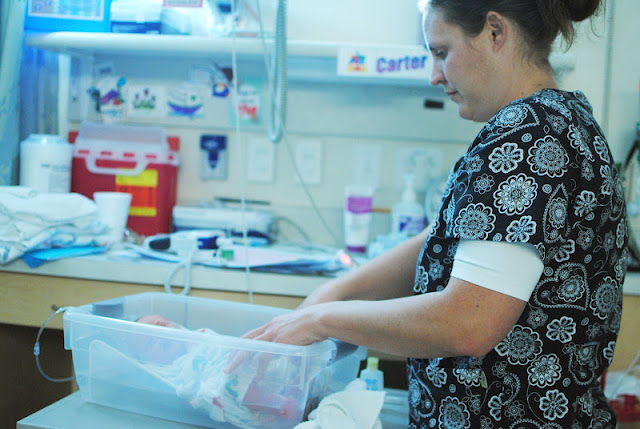 The Millers: Bath Time in the NICU