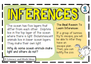 Literacy & Math Ideas: (Free) Humorous Reasons to Learn Inferences