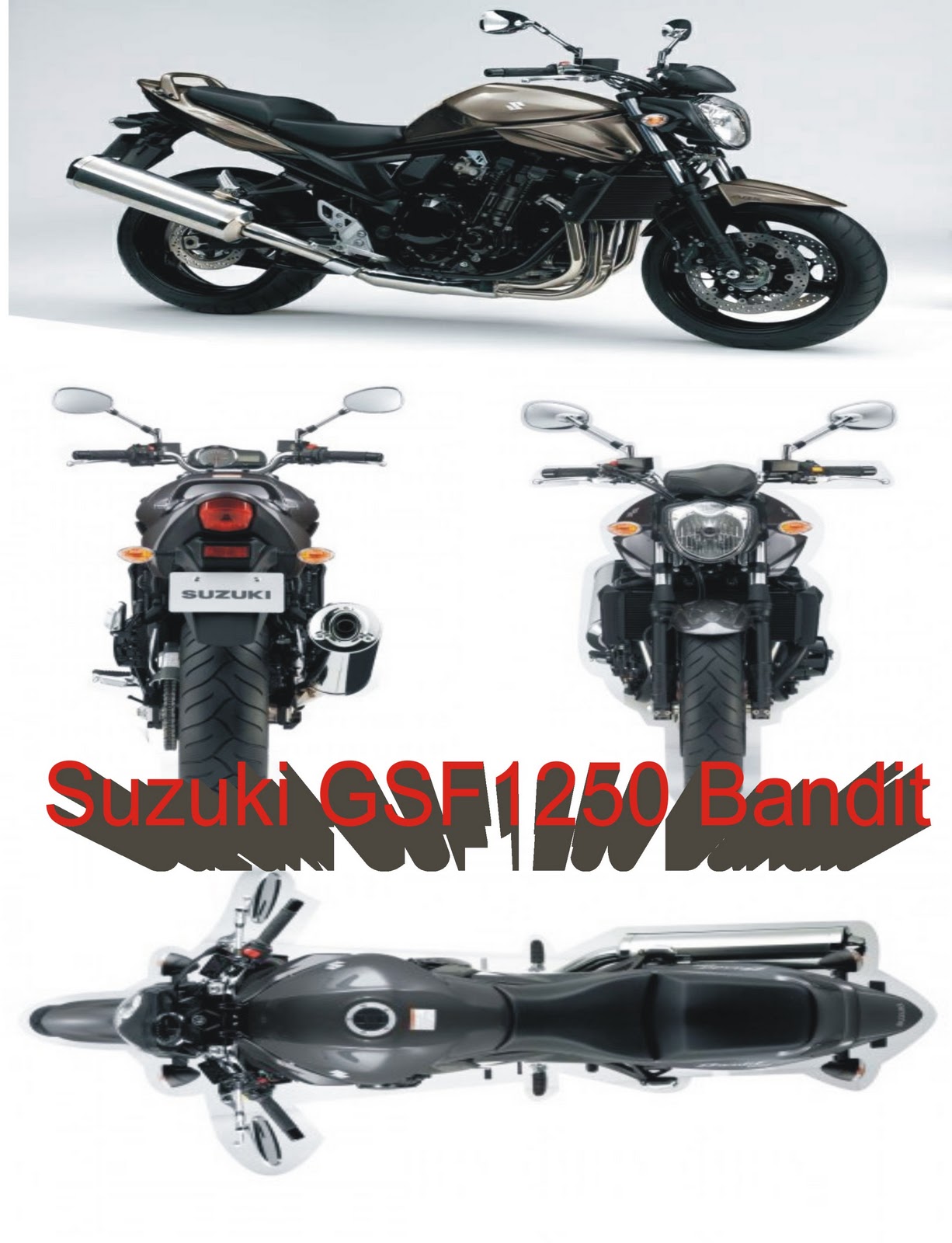 motorcycles: Suzuki GSF1250 Bandit is now equipped with a new DOHC