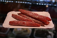 Nuestra Barcelona: Fuet de Vic y longaniza.