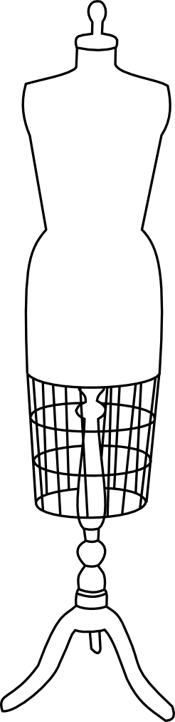 Beyond the Fringe Crafts: Dress Form Freebies