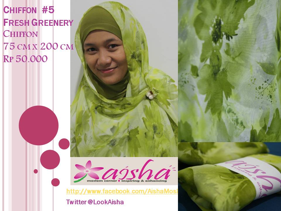 aisha moslem corner: Chiffon Shawl series #1