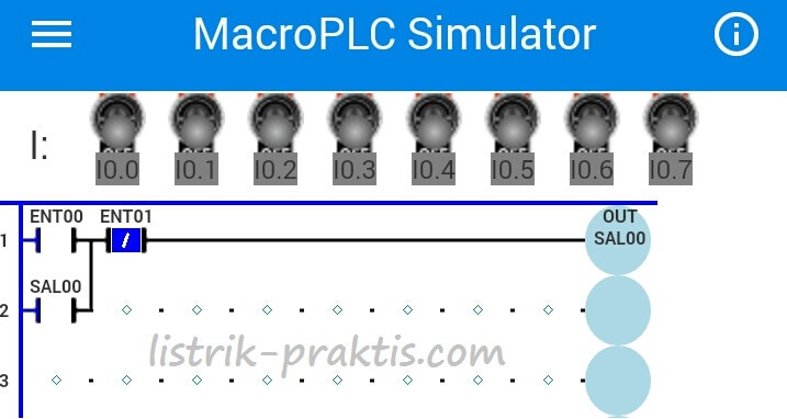 PLC Simulator Android Untuk Analisa Rangkaian Kontrol - Listrik-Praktis