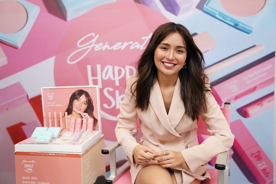 Kathryn Bernardo and Happy Skin's Kath X Generation Happy Skin makeup ...