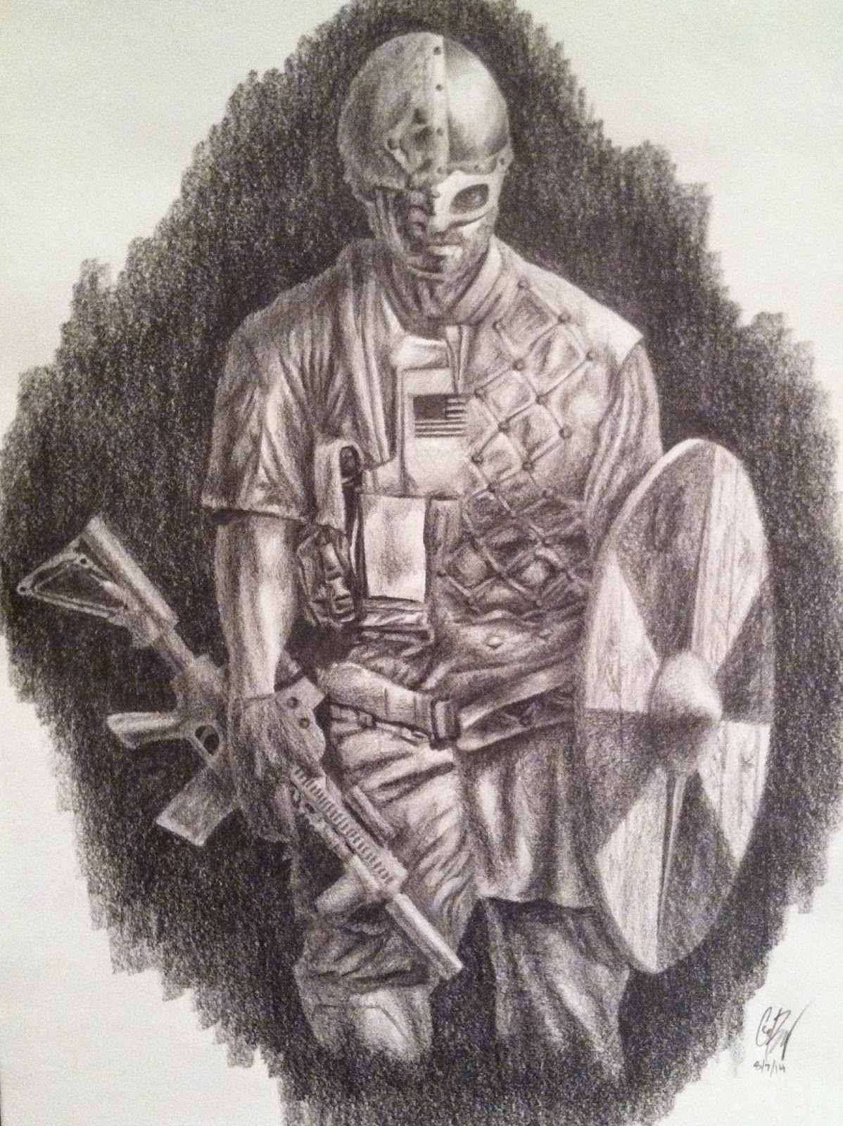 SnowLockArt: Stretcher and Sun Bask and Modern/Viking Soldier