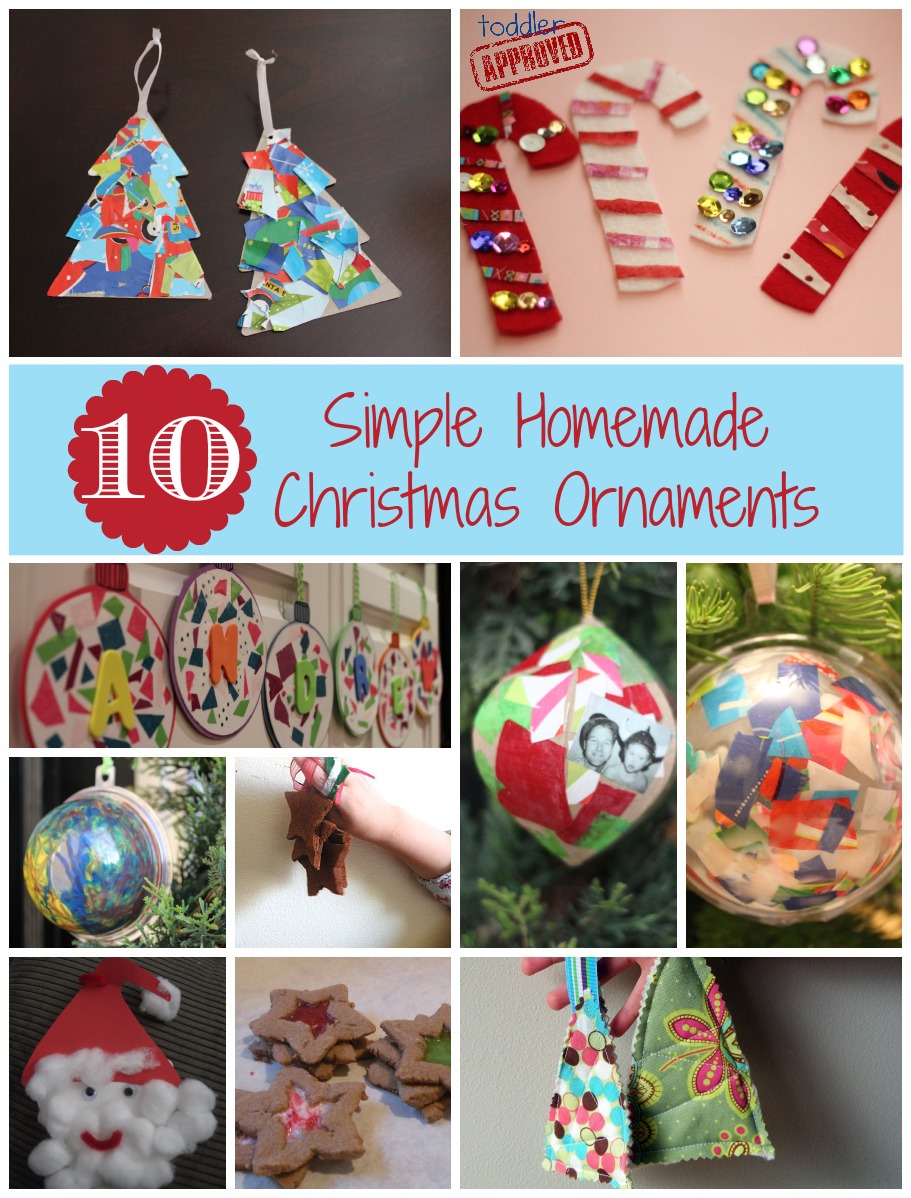 Toddler Approved 10 Simple Homemade Christmas Ornaments Toddler Approved 10 Simple Homemade Christmas Ornaments