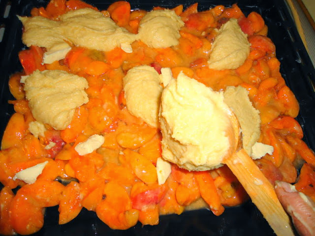 Prajitura americana cu caise (cobbler)