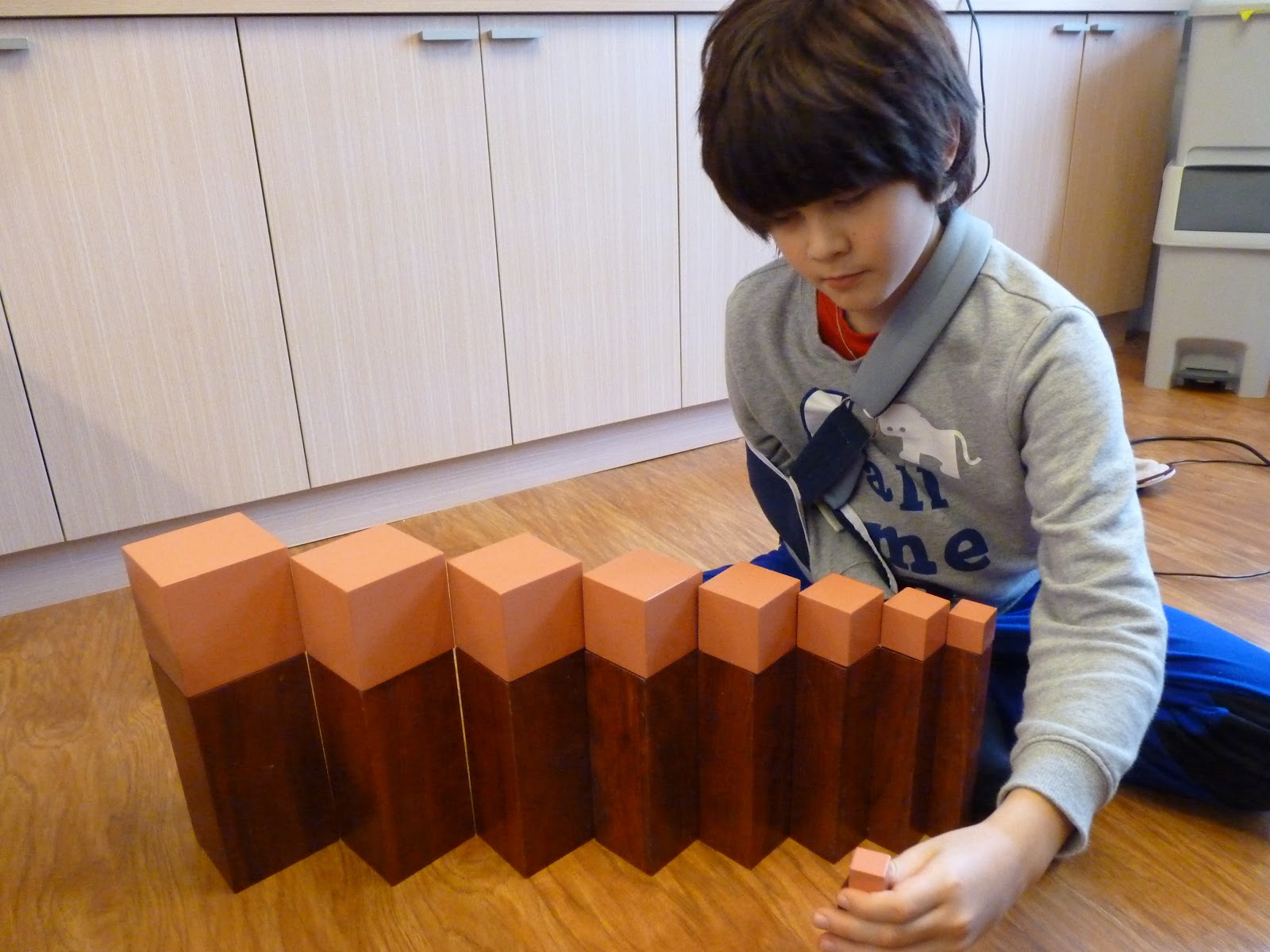 How to teach a one-armed boy?