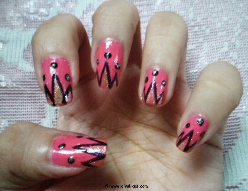 Princess Crown Nail Art Tutorial | Diva Likes