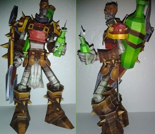 Papercraft League of Legends Singed Classic - Papercraft4u | Free ...