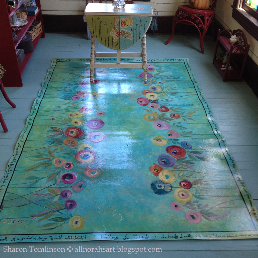 Norah'S: Walking In Beauty Floor Cloth