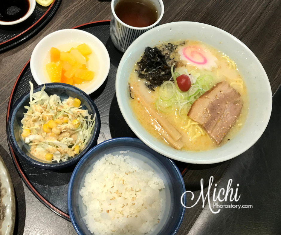 Michi Photostory: Lunch at Hokkaido Ramen Santouka