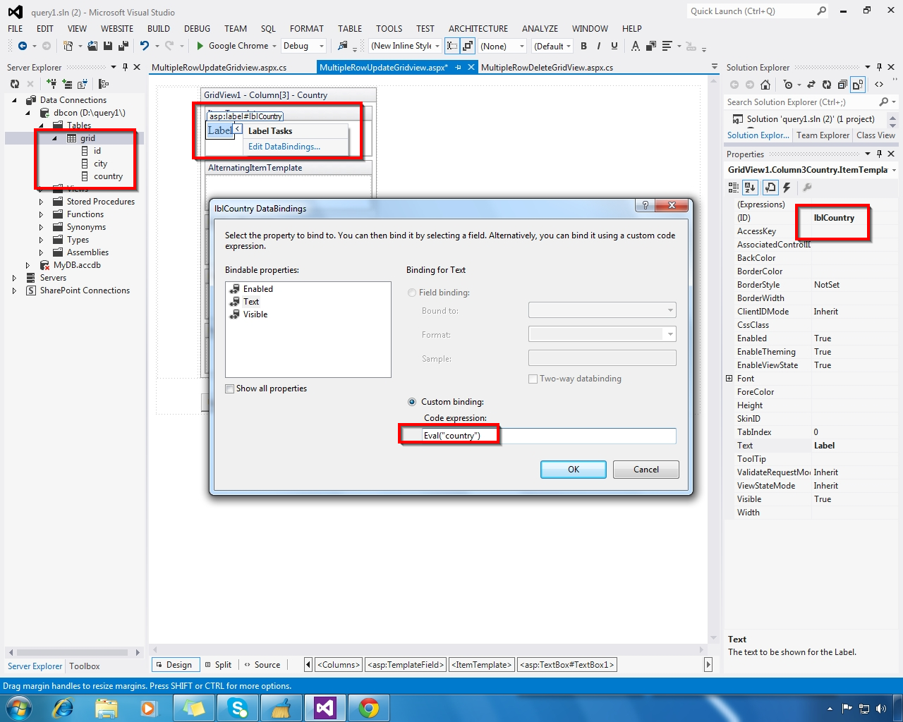 Update Multiple Rows In Gridview With Checkbox Selection With Confirmation In Aspnet C 4837