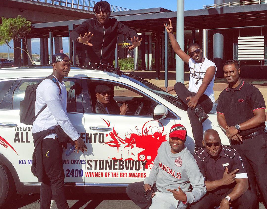 Social event Celebration : Stonebwoy Signs On As Brand Ambassador For KIA