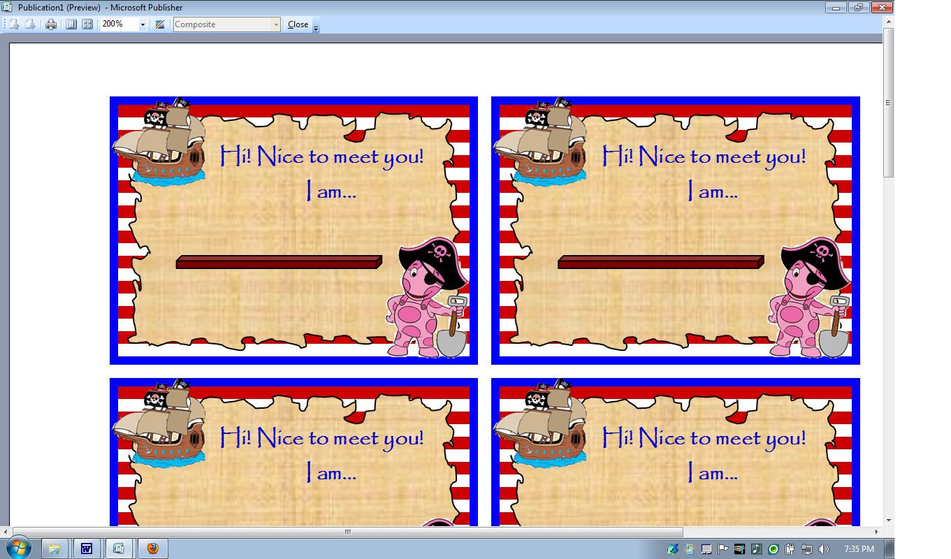 Pirate Name Tags For Desks at Donald Pray blog